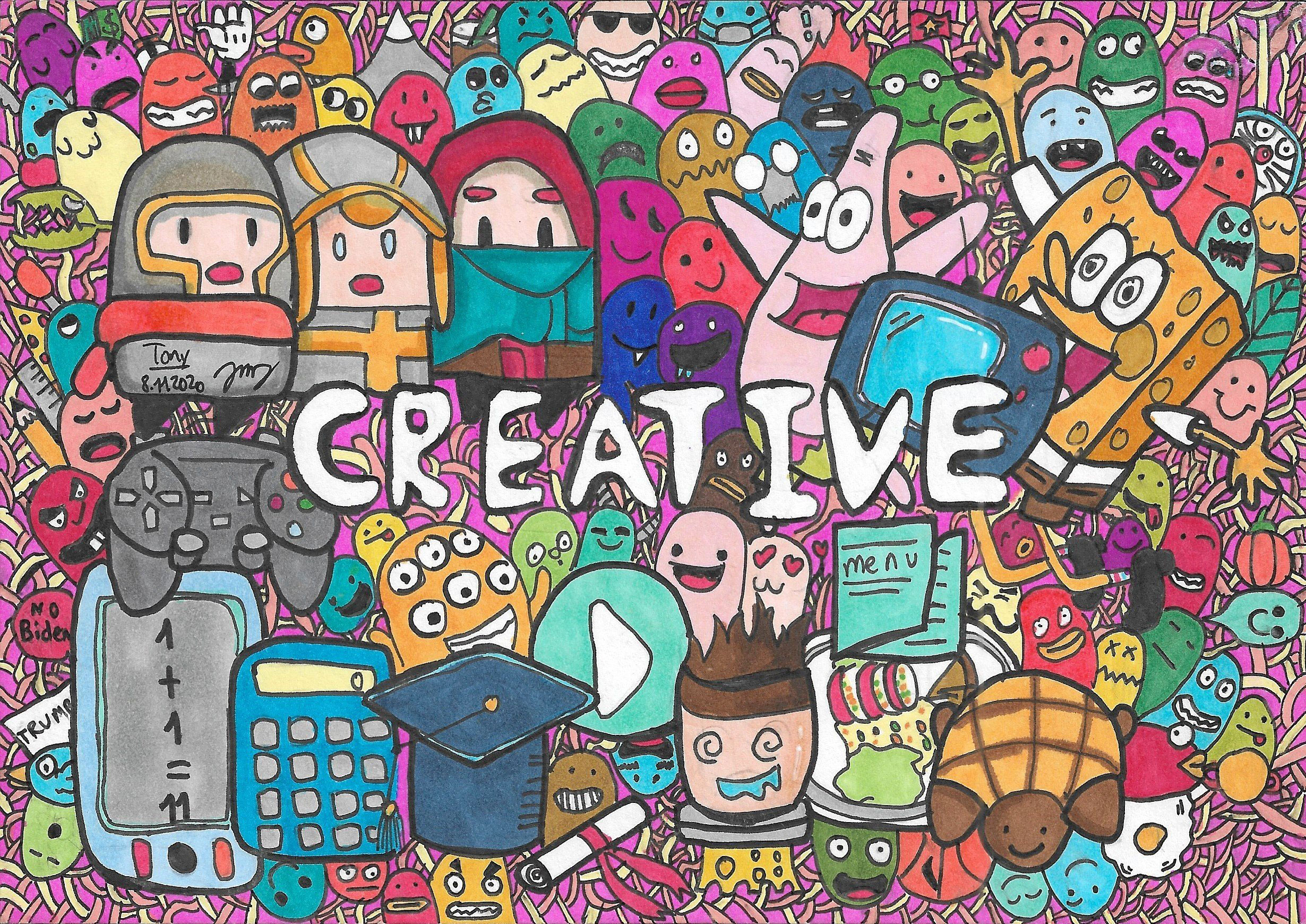 Freestyle Doodle Triáº T Nguyá N Porfolio